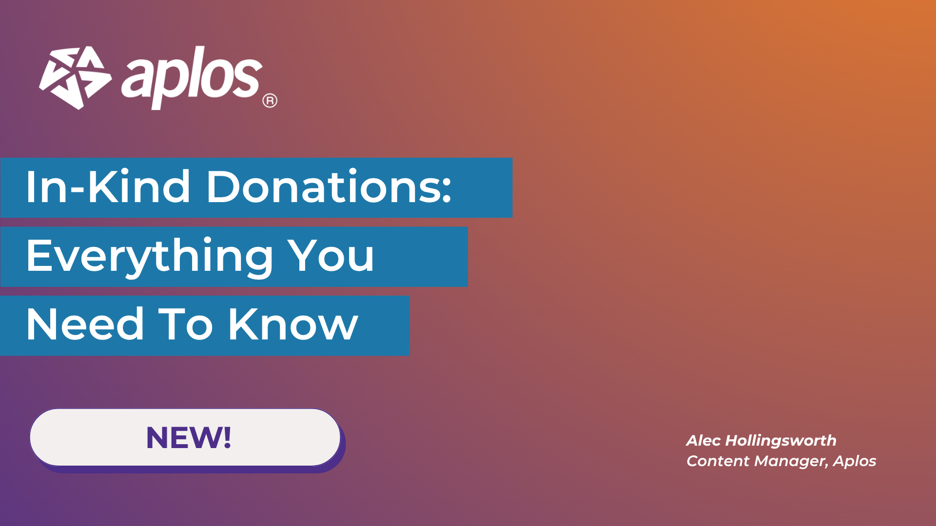 In-Kind Donations | Ultimate Guide + Checklist